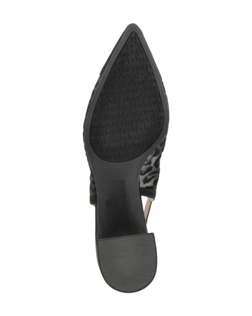 Charles David Afrika Slingback Pump in Black | Lyst