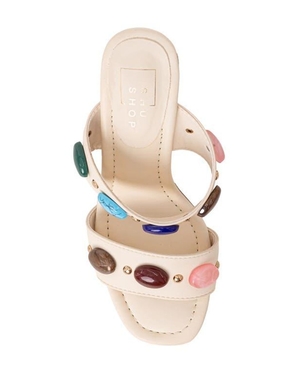 Shu Shop Elizabeth Block Heel Sandal in Pink | Lyst