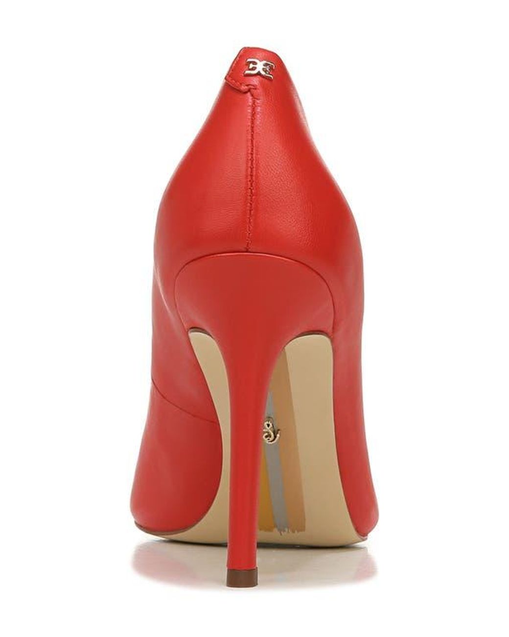 Sam Edelman Hazel Pointed Toe Pump in Red | Lyst