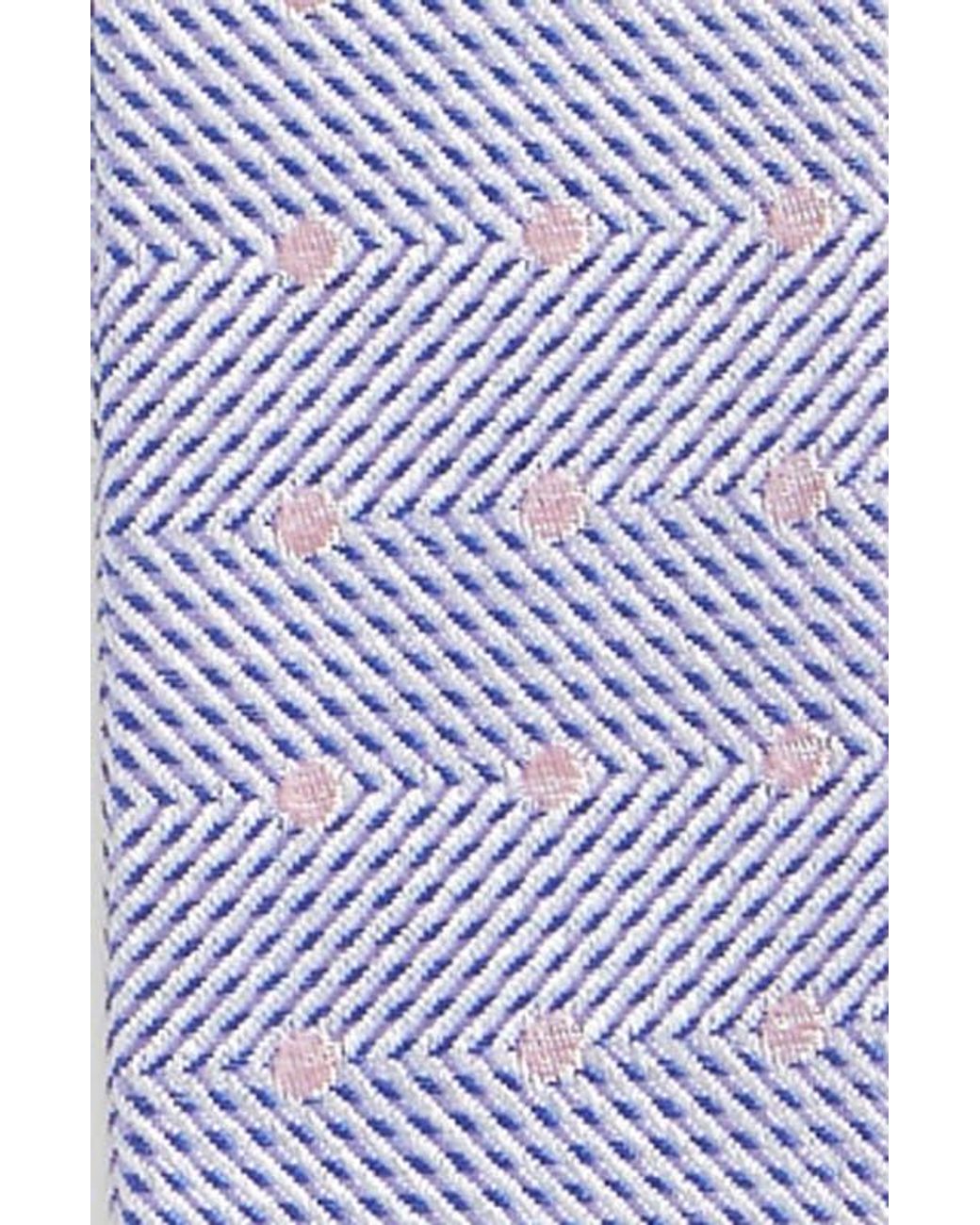 CLIFTON WILSON Polka Dot Silk Suspenders in Blue for Men | Lyst