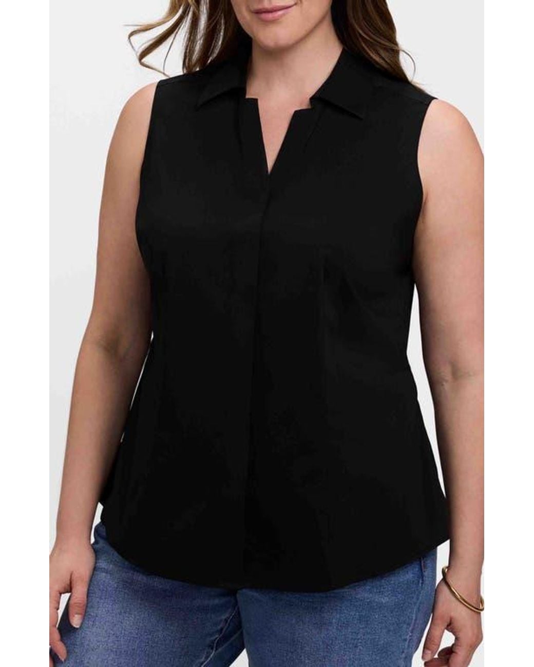 Cool Button Up Shirt Sleeveless Gallery