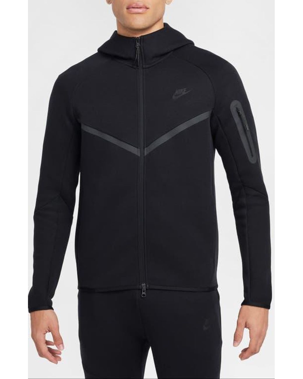Nike Tech Windrunner Zip Hoodie in Blue for Men | Lyst