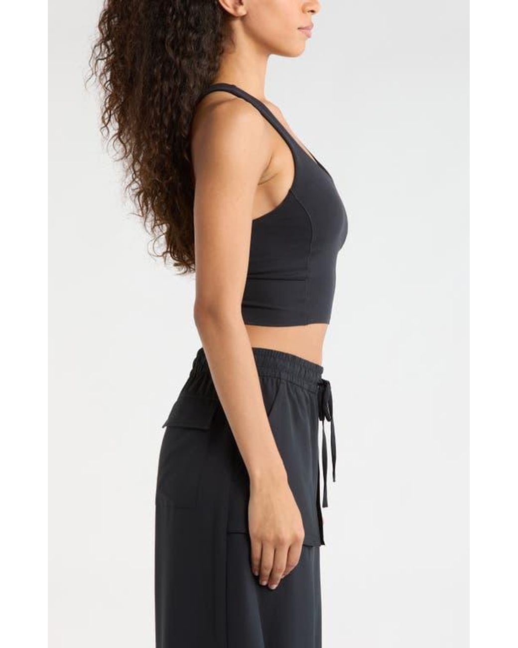 Rhone Revive Scoop Longline Bra in Blue | Lyst