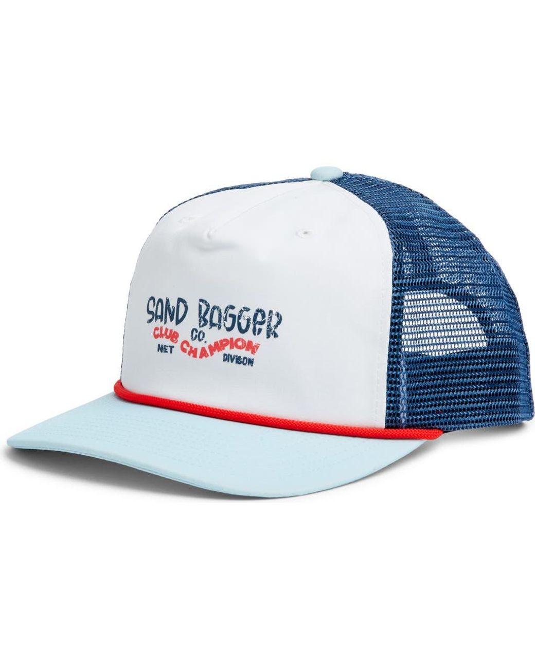 Swannies Sand Bagger Snapback Trucker Hat in Blue for Men | Lyst