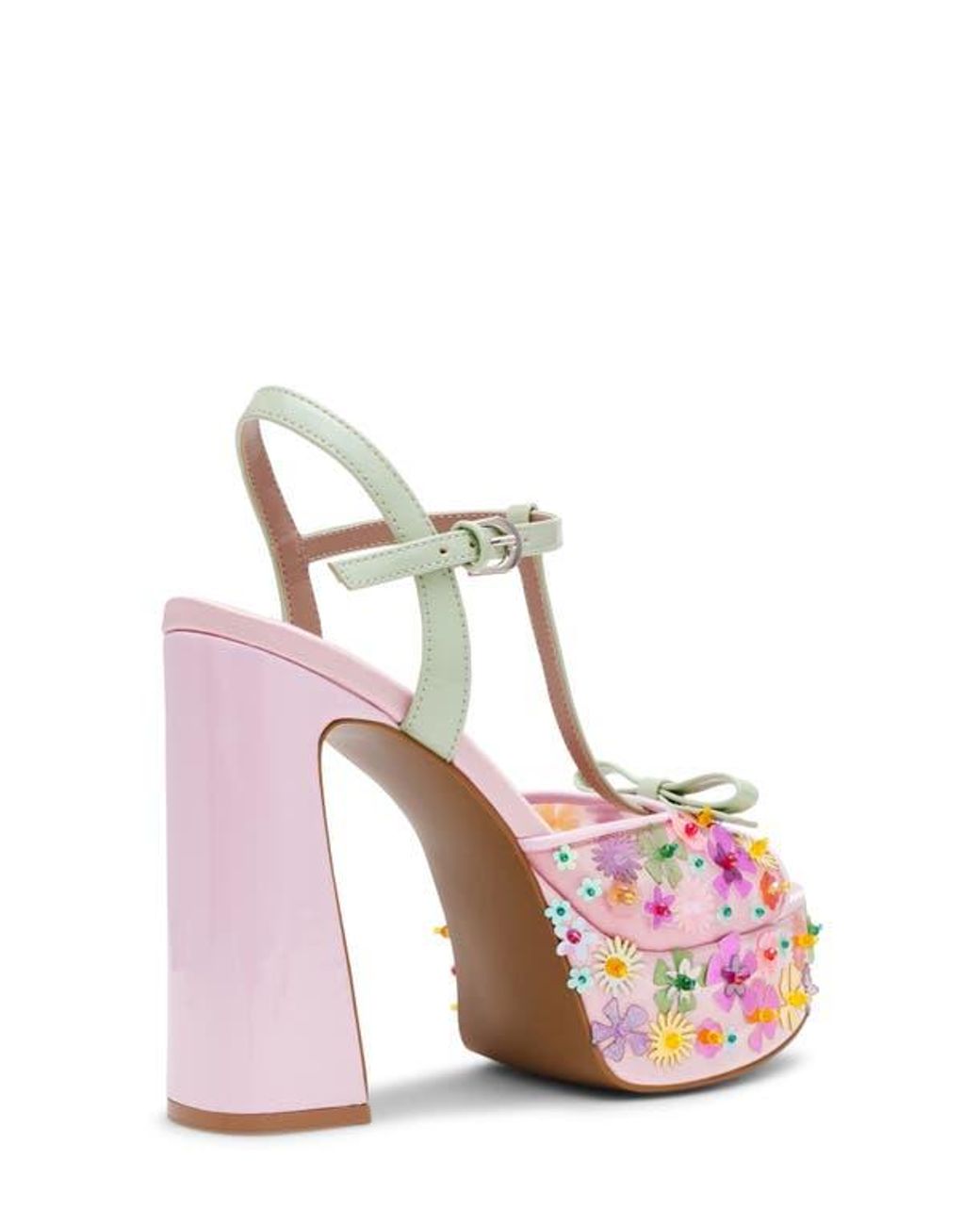 Betsey Johnson Melodie Platform Sandal in Pink | Lyst