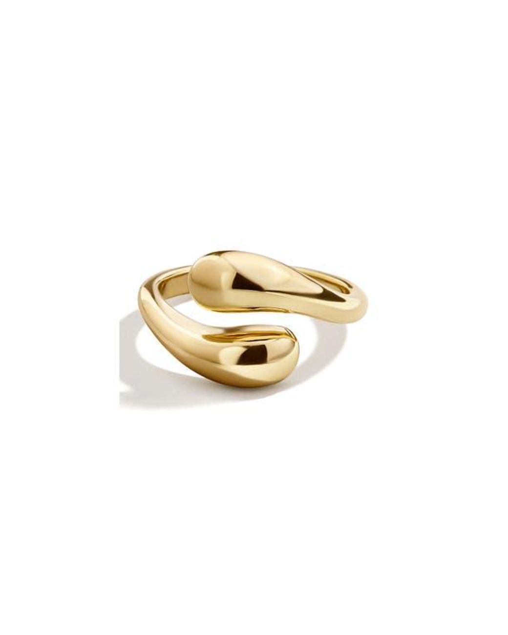 BaubleBar Bridget Bypass Ring in Metallic | Lyst