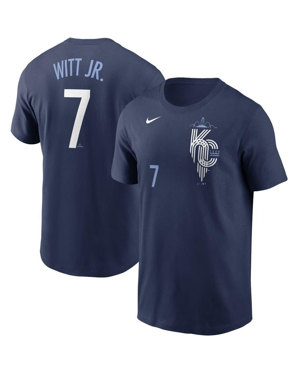 Nike Bobby Witt Jr. Kansas City Royals City Connect Fuse Name & Number ...