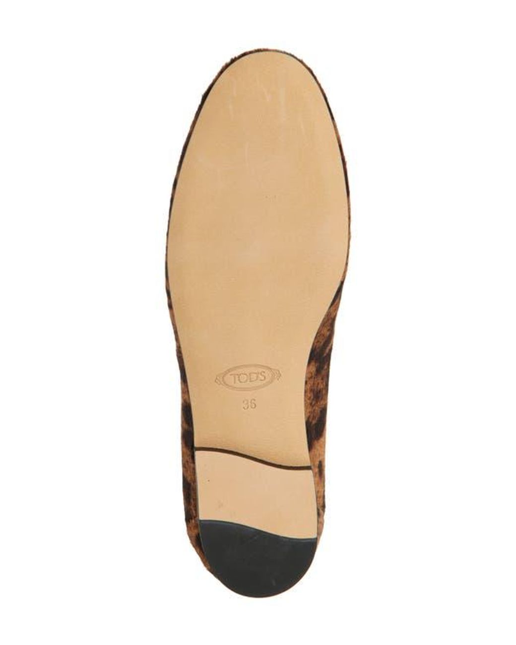 Tod's Barretta Genuine Calf Hair Loafer in Brown | Lyst