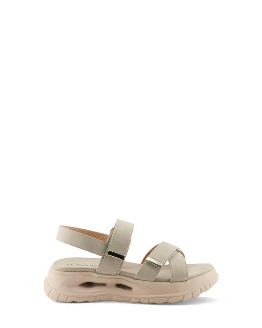 Flexus by Spring Step Firebird Platform Sandal in Natural | Lyst