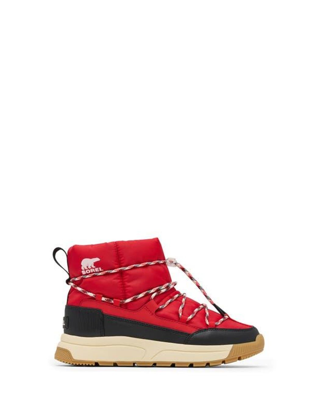 Sorel Whitney Iii Waterproof Short Boot in Red | Lyst
