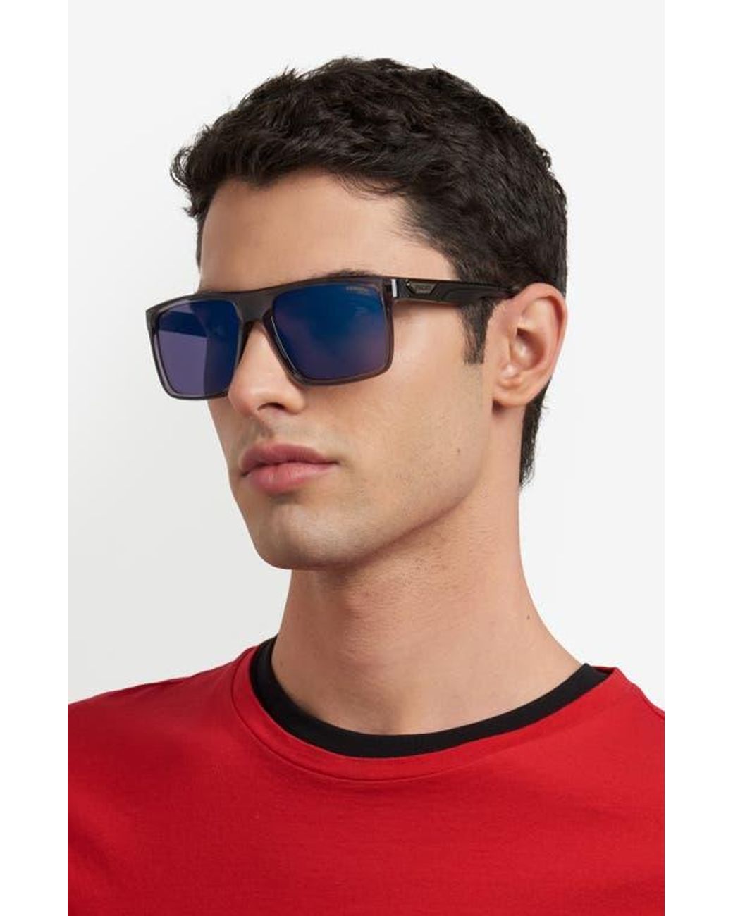 Carrera X Ducati 57Mm Rectangular Sunglasses in Blue for Men | Lyst