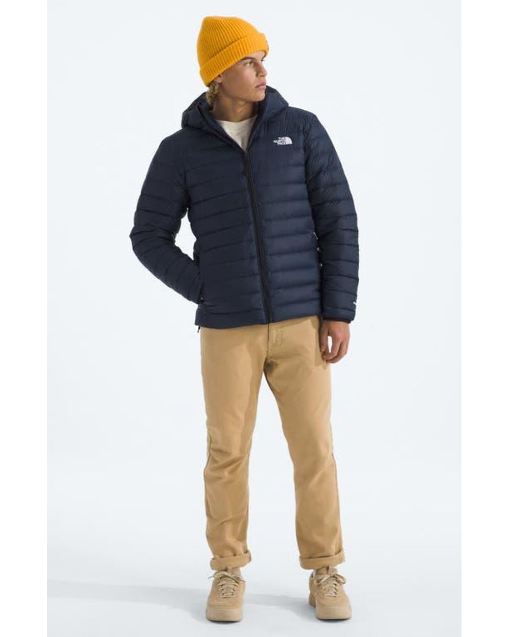 The North Face Classic 700 Fill Power Down Hooded Jacket in Blue for ...