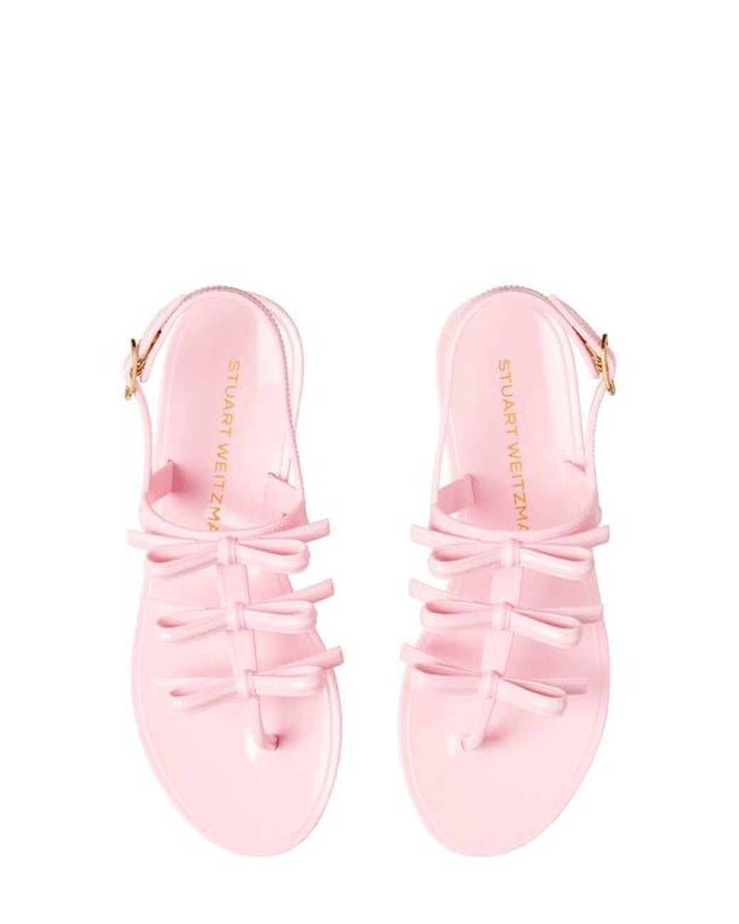 Stuart Weitzman Felicity Jelly Sandal in Pink | Lyst