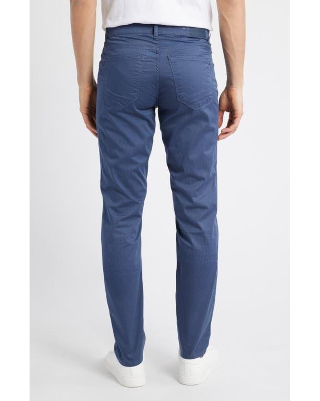 Brax Chuck U Modern Fit Stretch Cotton Pants in Blue for Men | Lyst