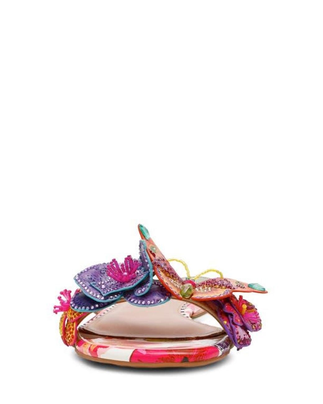 Betsey Johnson Nicolle Sandal in White | Lyst