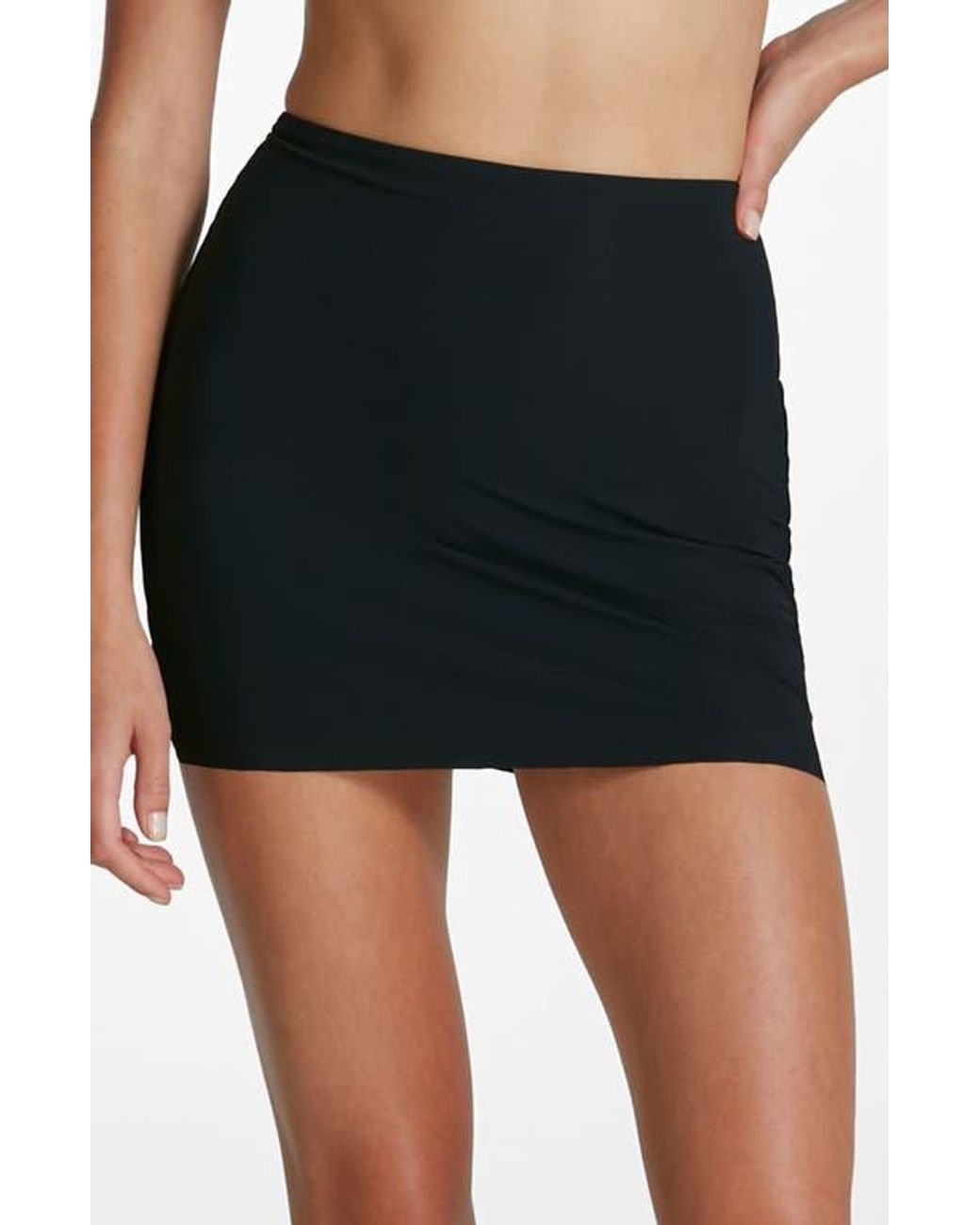 Commando Classic Mini Half Slip Skort in Black | Lyst