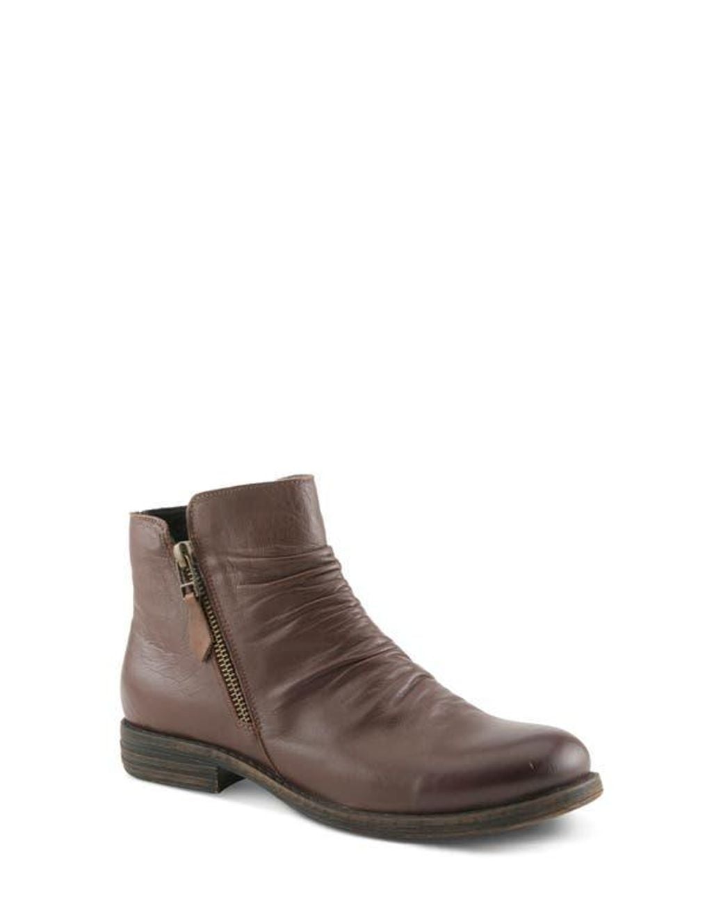 Spring Step Marquis Short Boot in Brown | Lyst
