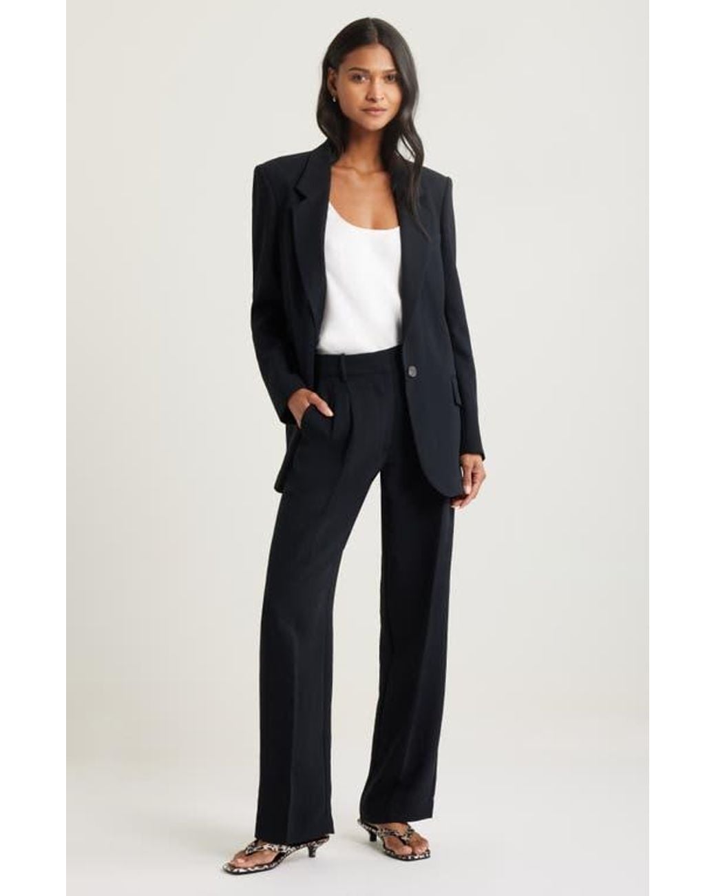 Open Edit The Curator Trousers in Black | Lyst