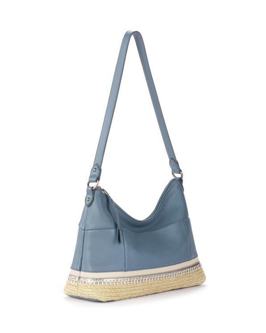 The Sak Melrose Leather Shoulder Bag in Blue | Lyst