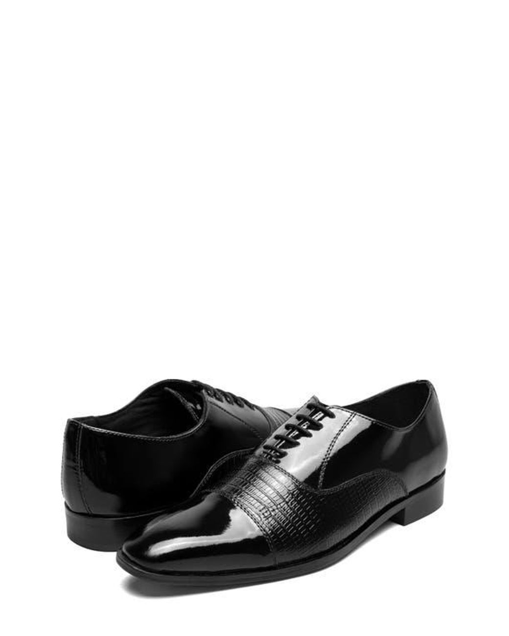 Stacy Adams Razzeto Cap Toe Oxford in Black for Men | Lyst