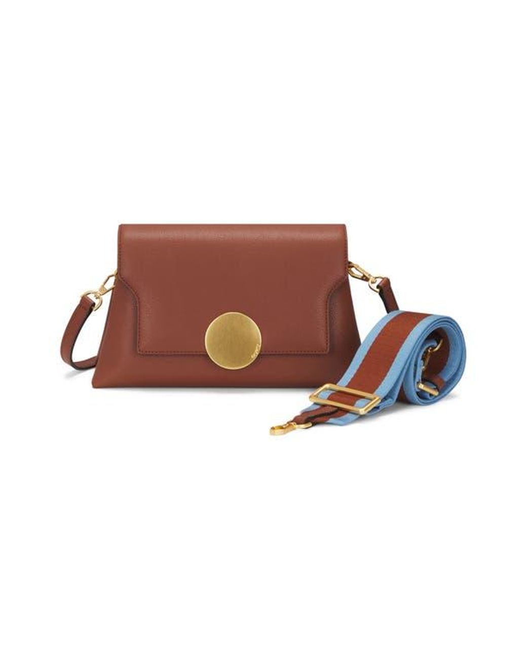 orYANY Lottie Flap Crossbody Bag in Brown | Lyst