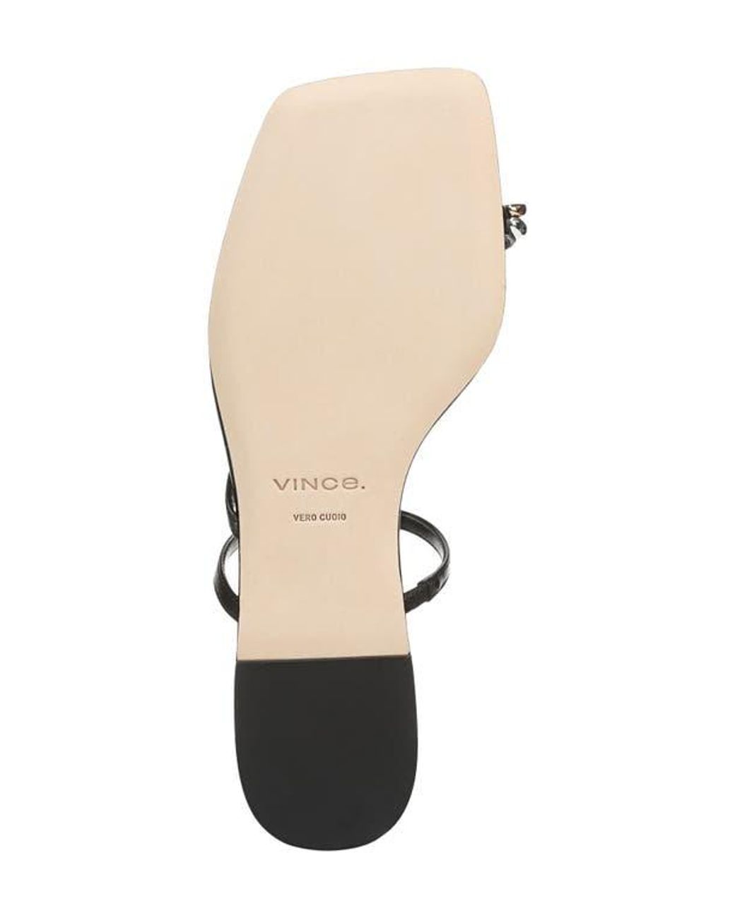 Vince Polli Toe Loop Sandal in White | Lyst