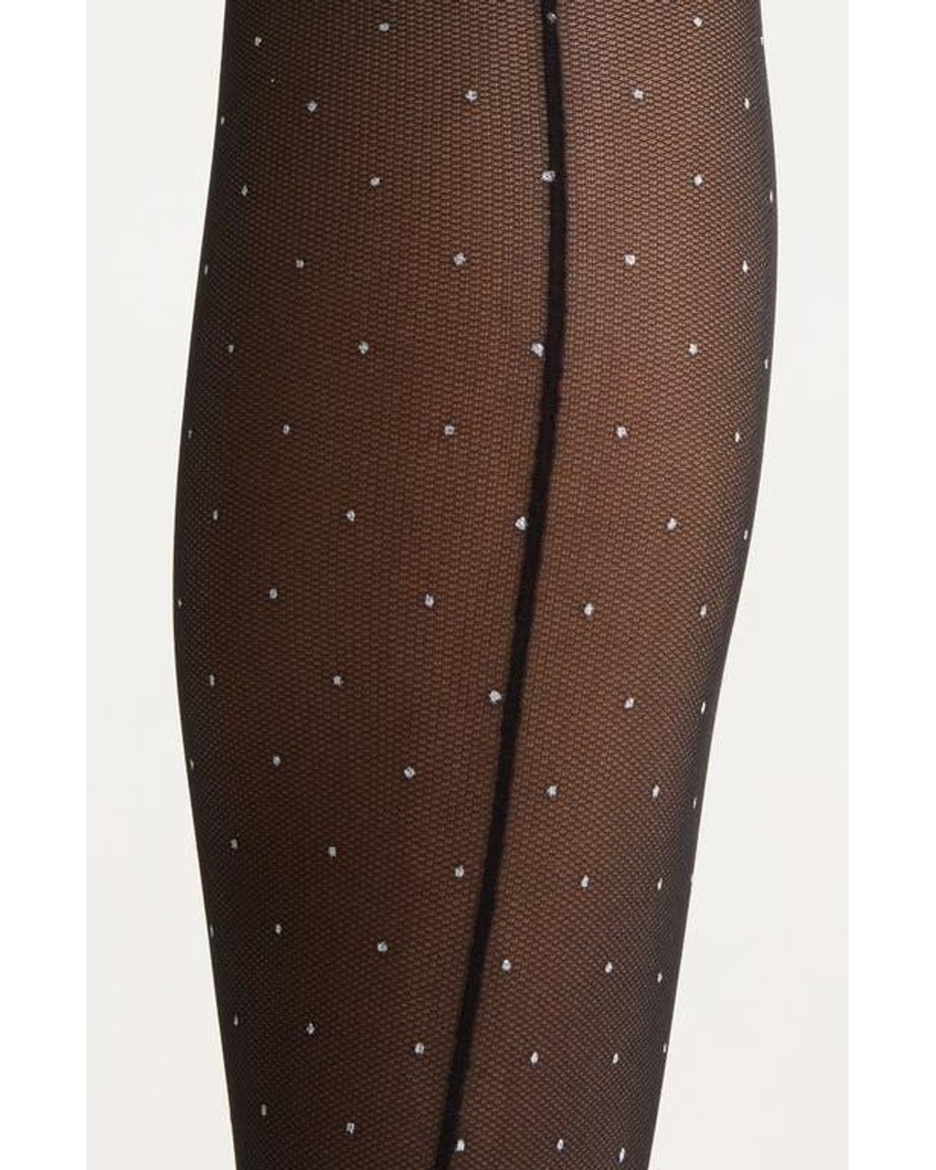Nordstrom Sheer Sparkle Back Seam Tights in Blue | Lyst
