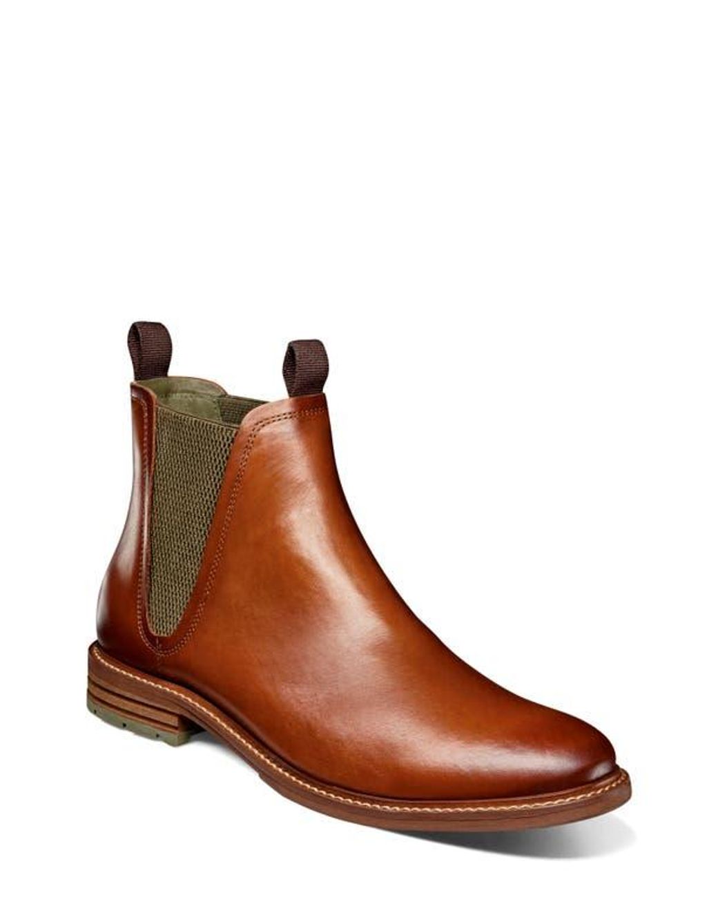 Stacy Adams Isaacson Chelsea Boot in Brown for Men | Lyst