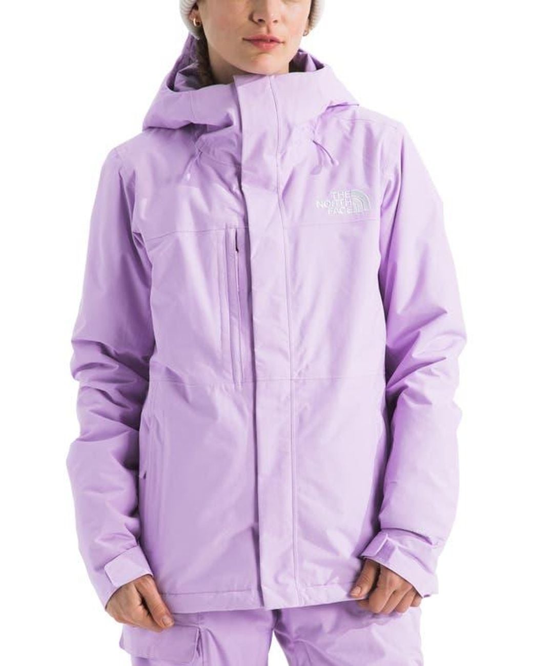 The North Face Freedom Insulated Waterproof Hooded Jacket in Purple | Lyst
