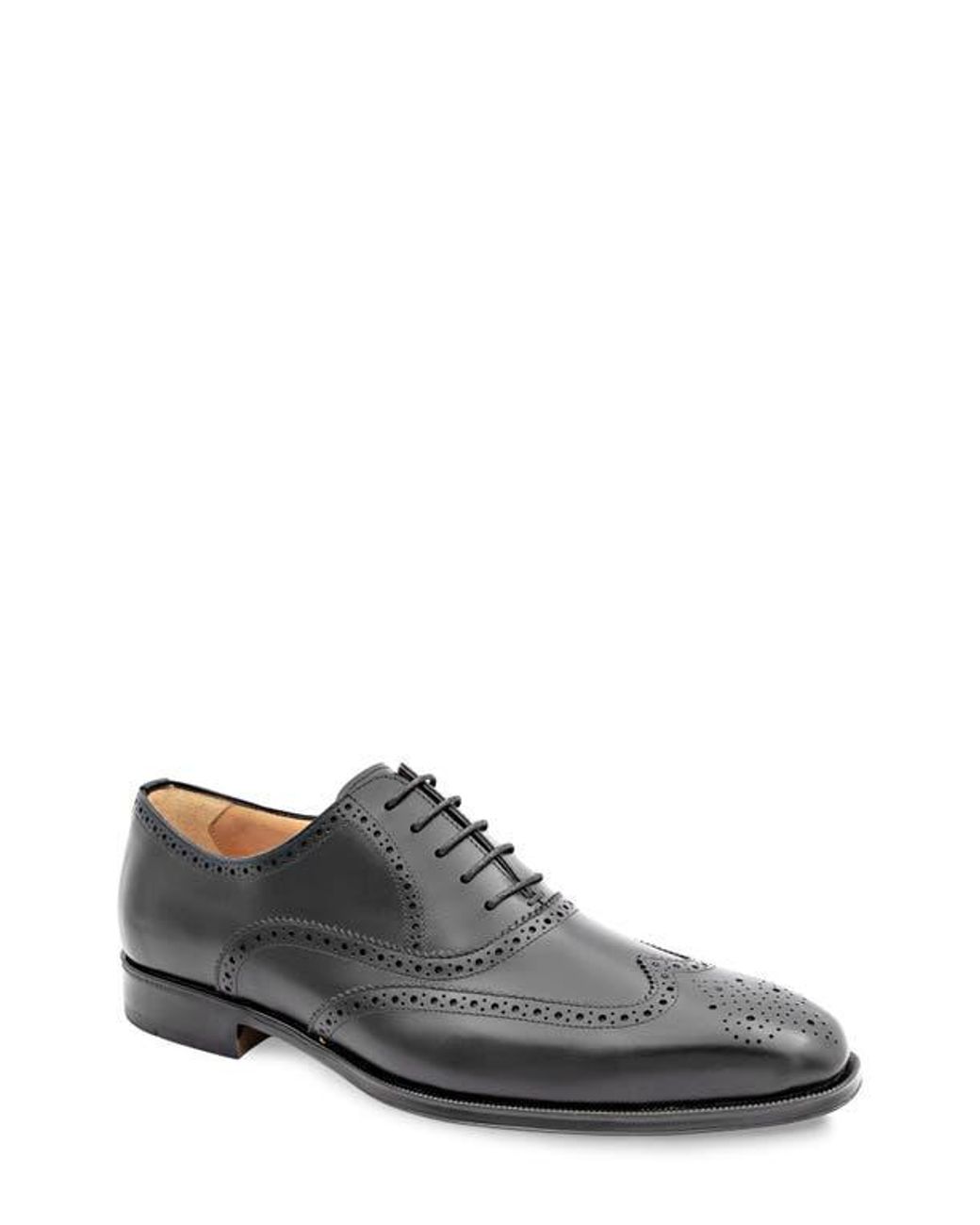 Mezlan Galco Wingtip Oxford in Gray for Men | Lyst