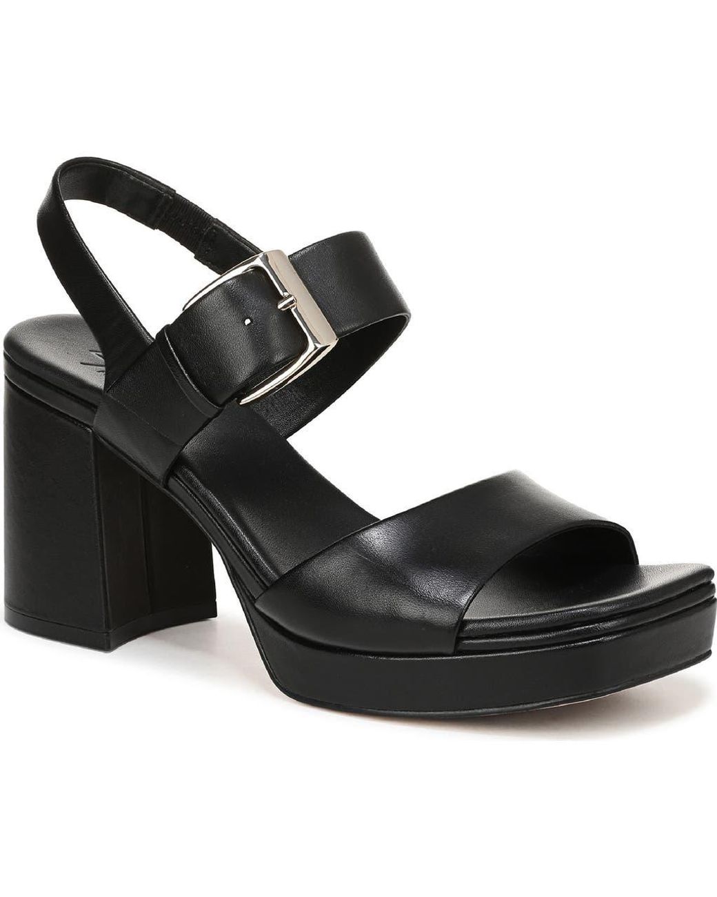 27 EDIT Naturalizer Phillipa Block Heel Sandal in Black | Lyst