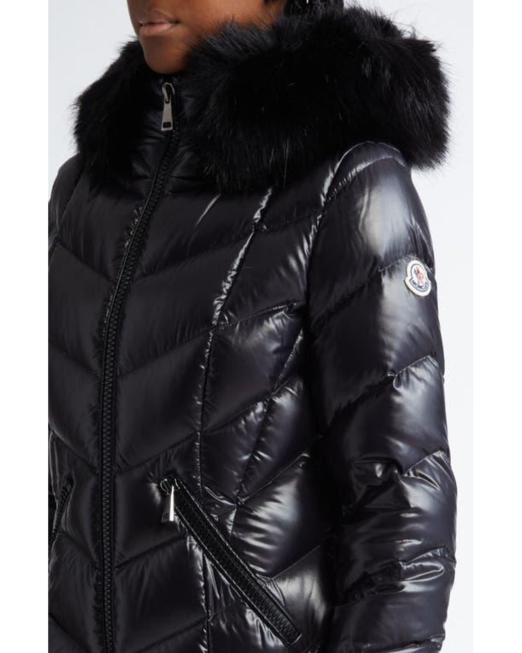 Moncler Fulmarus Hooded Down Puffer Jacket With Removable Faux Fur Trim ...