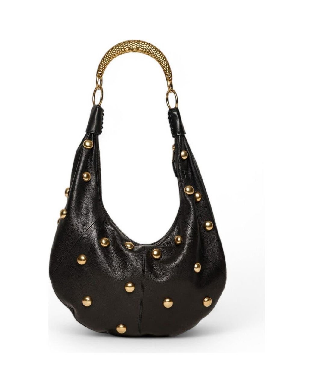 Walter Baker Miller Studded Hobo Bag in Black | Lyst