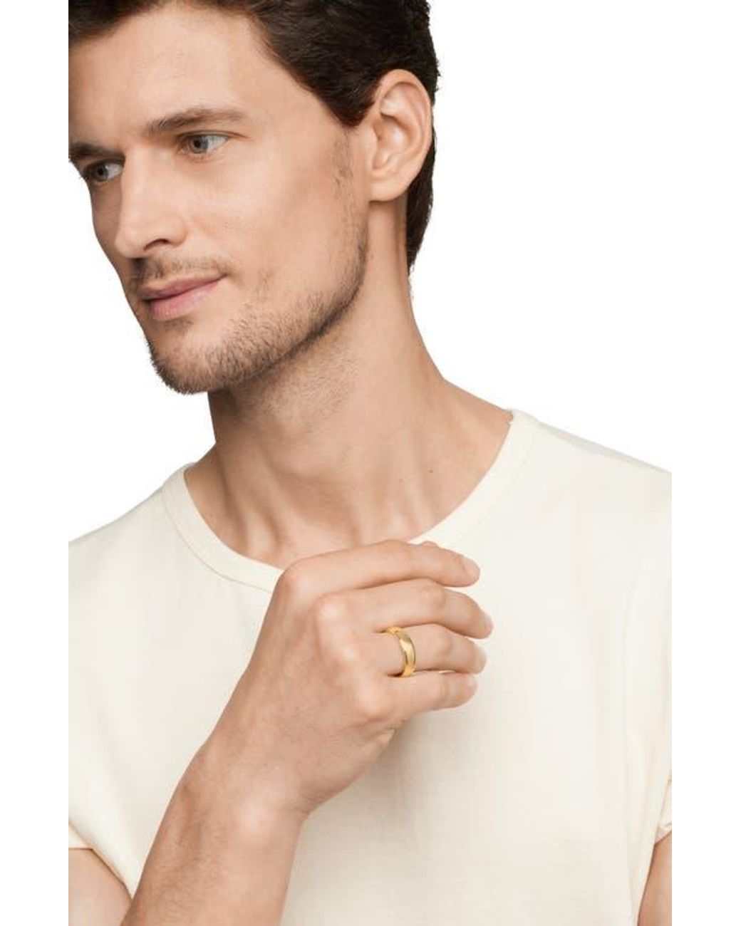 David Yurman Dy Classic Band in Metallic for Men | Lyst