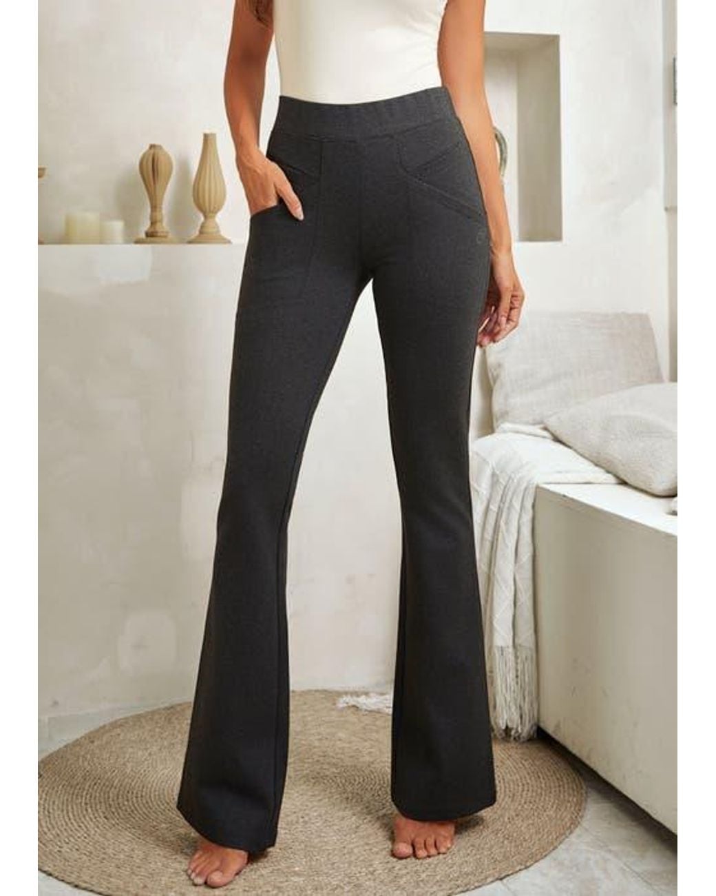 Betabrand Journey Dpyp Dress Pant Yoga Pant Bootcut | Lyst