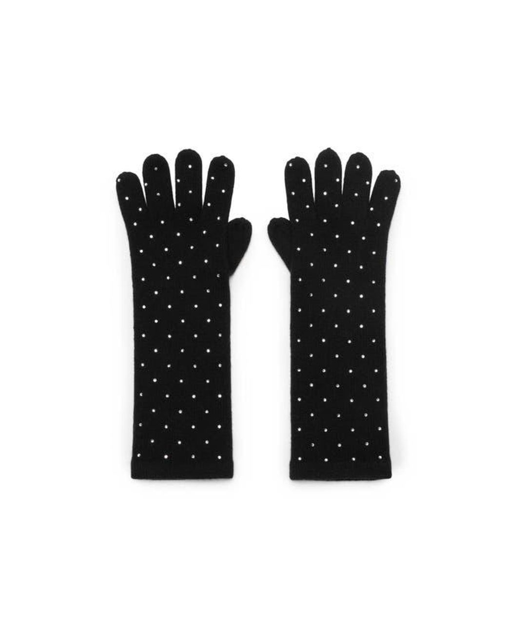 Generation Love Coco Crystal Gloves in Black | Lyst