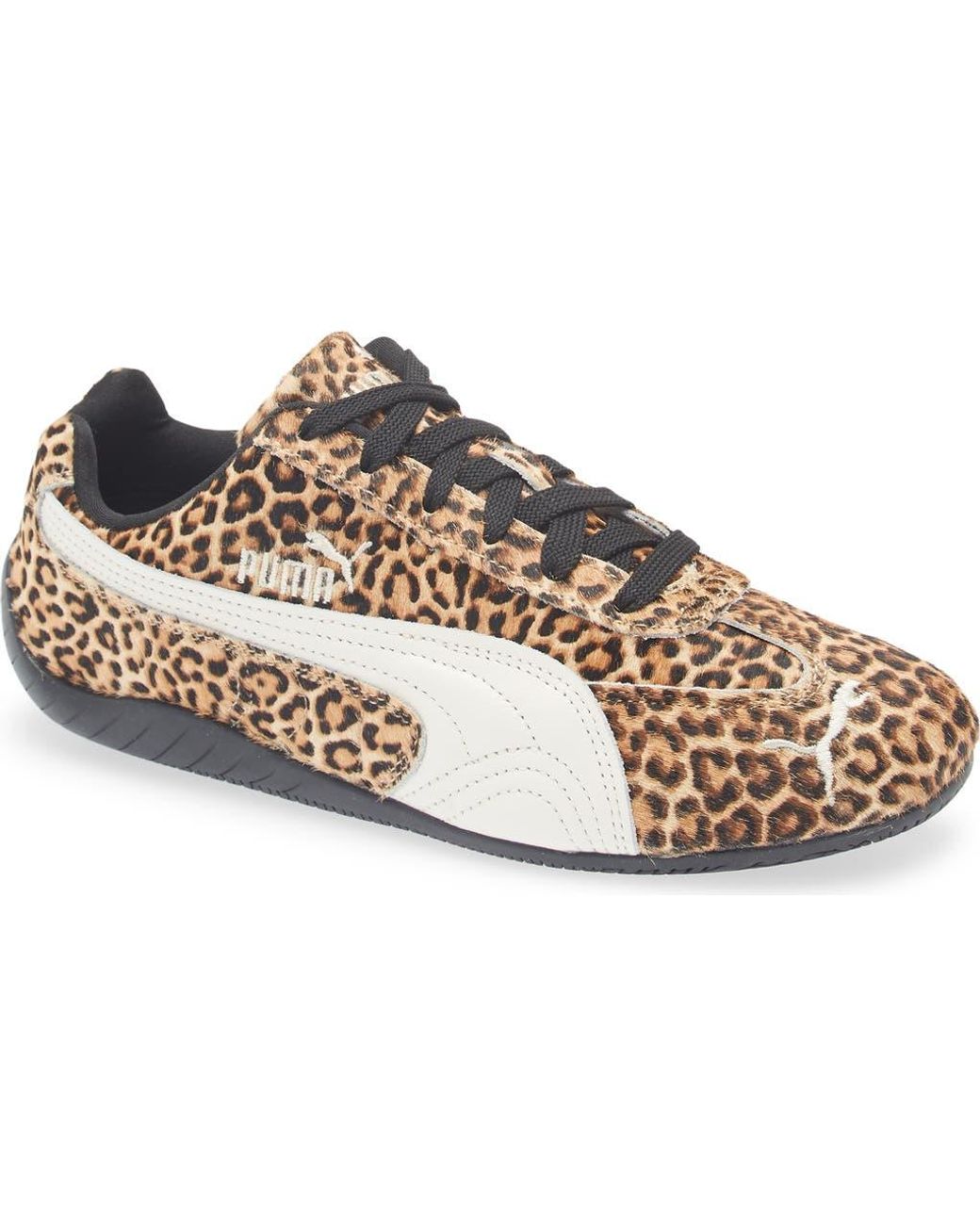 PUMA Speedcat Genuine Calf Hair Sneaker in Metallic | Lyst