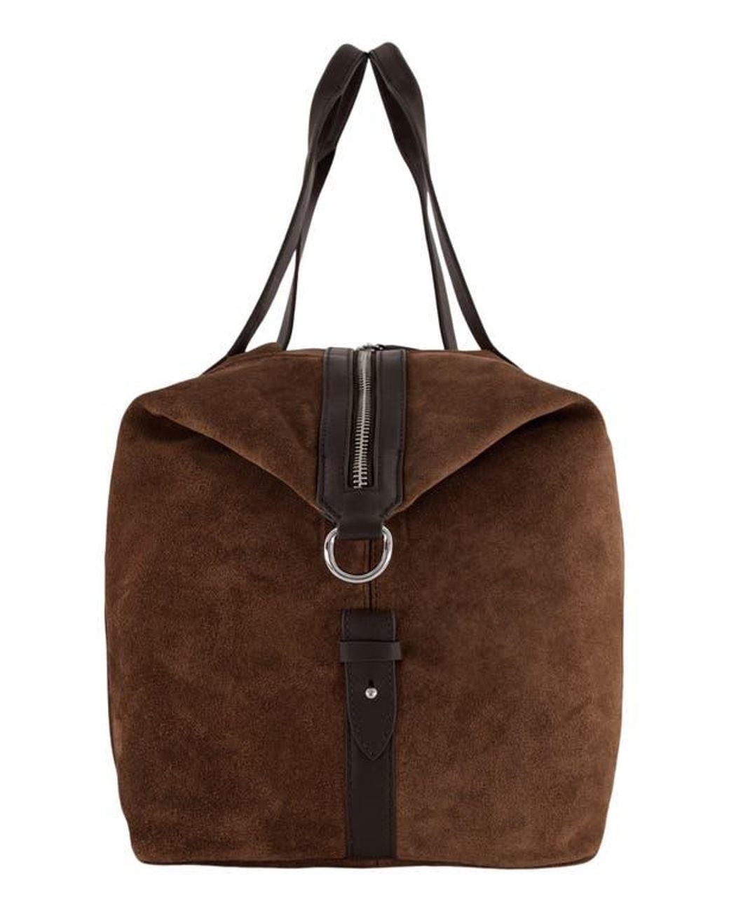 Vince Westmore Suede Duffle Bag in Brown | Lyst