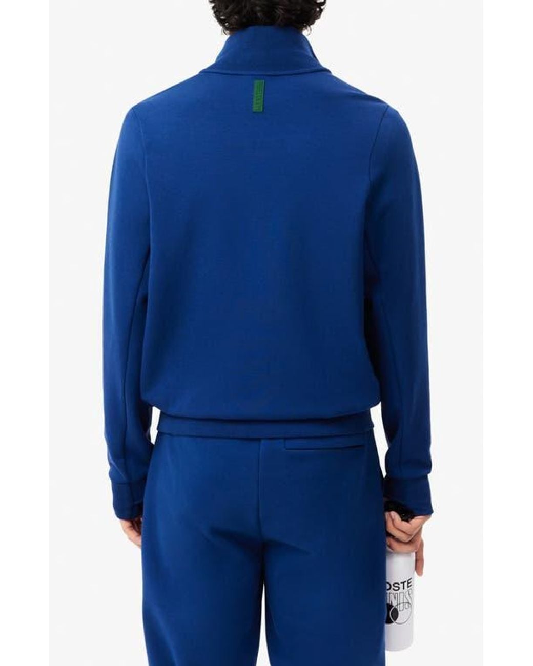 Lacoste Zip-Up Jacket in Blue for Men | Lyst