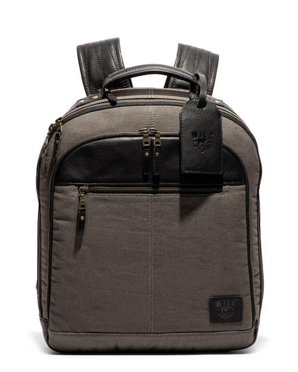 Will Leather Goods Commuter Backpack in Black for Men | Lyst