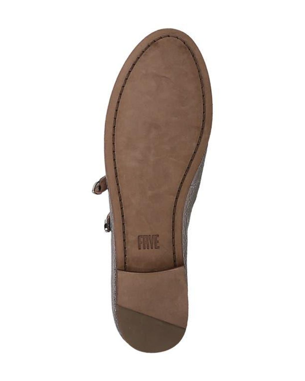 Frye Carson Mary Jane Flat in Gray | Lyst