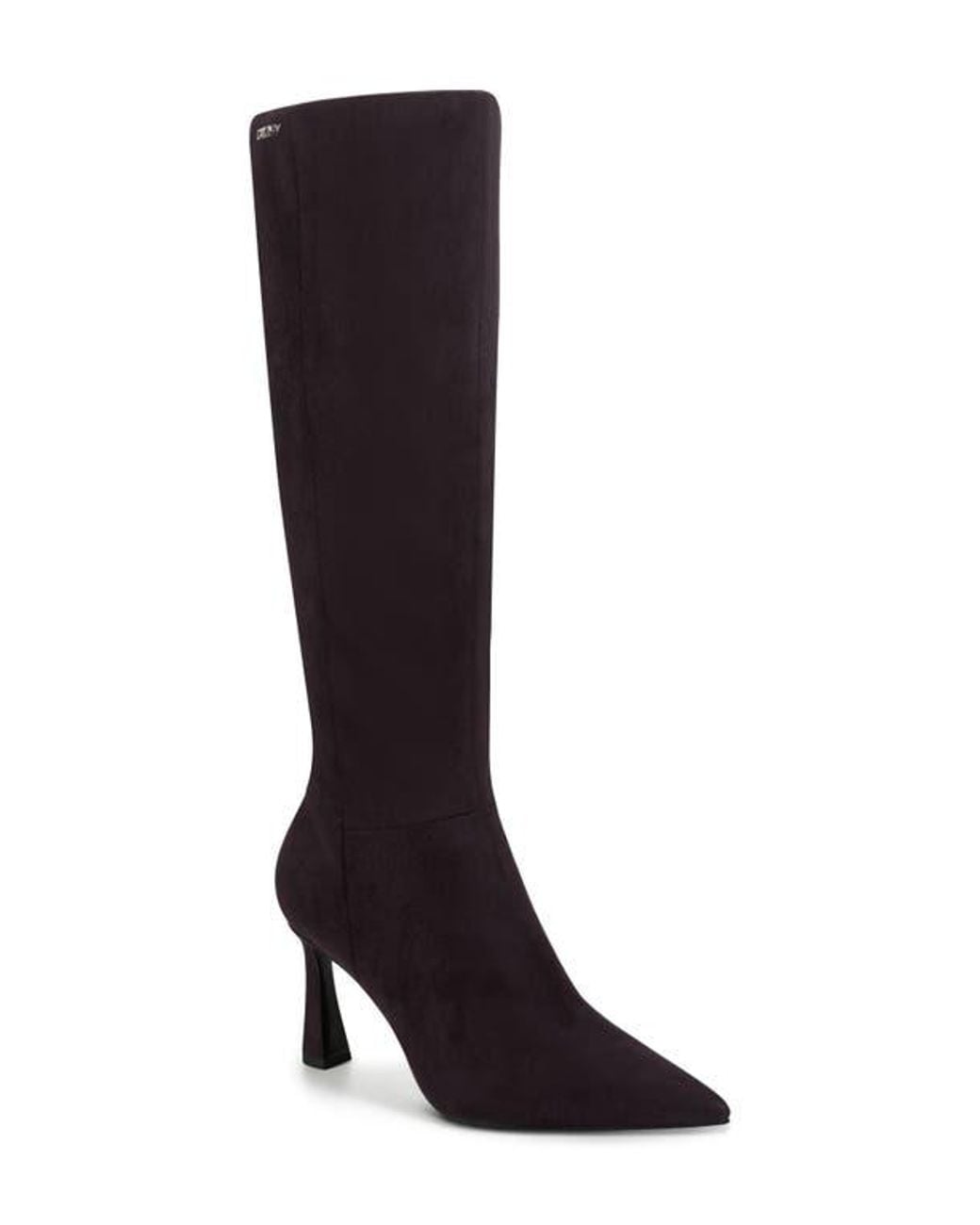 DKNY Cainon Pointed Toe Knee High Boot in Black | Lyst