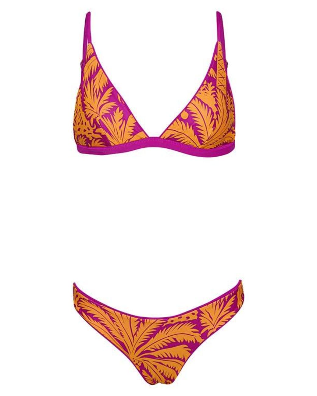 Maaji Sunset Palm Iconic Reversible Bikini Bottoms in Purple | Lyst