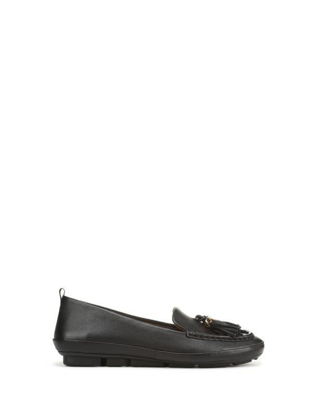 Naturalizer Betsy Tassel Moc Toe Loafer in Black | Lyst