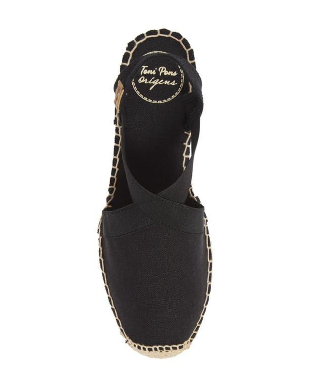 Toni Pons Verona Wedge Espadrille in Black | Lyst