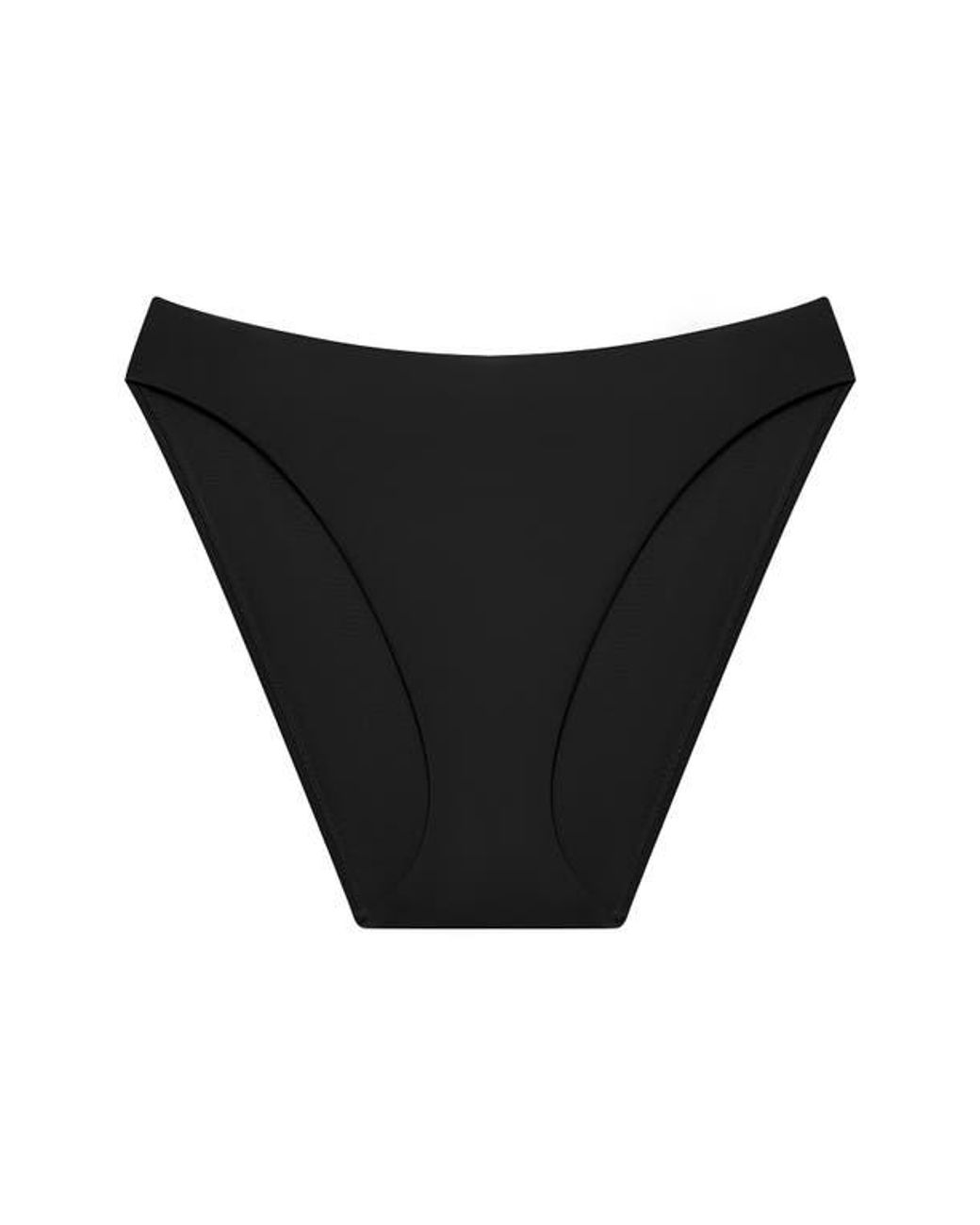 Ralph Lauren Curved Waist Bikini Bottoms in Blue | Lyst