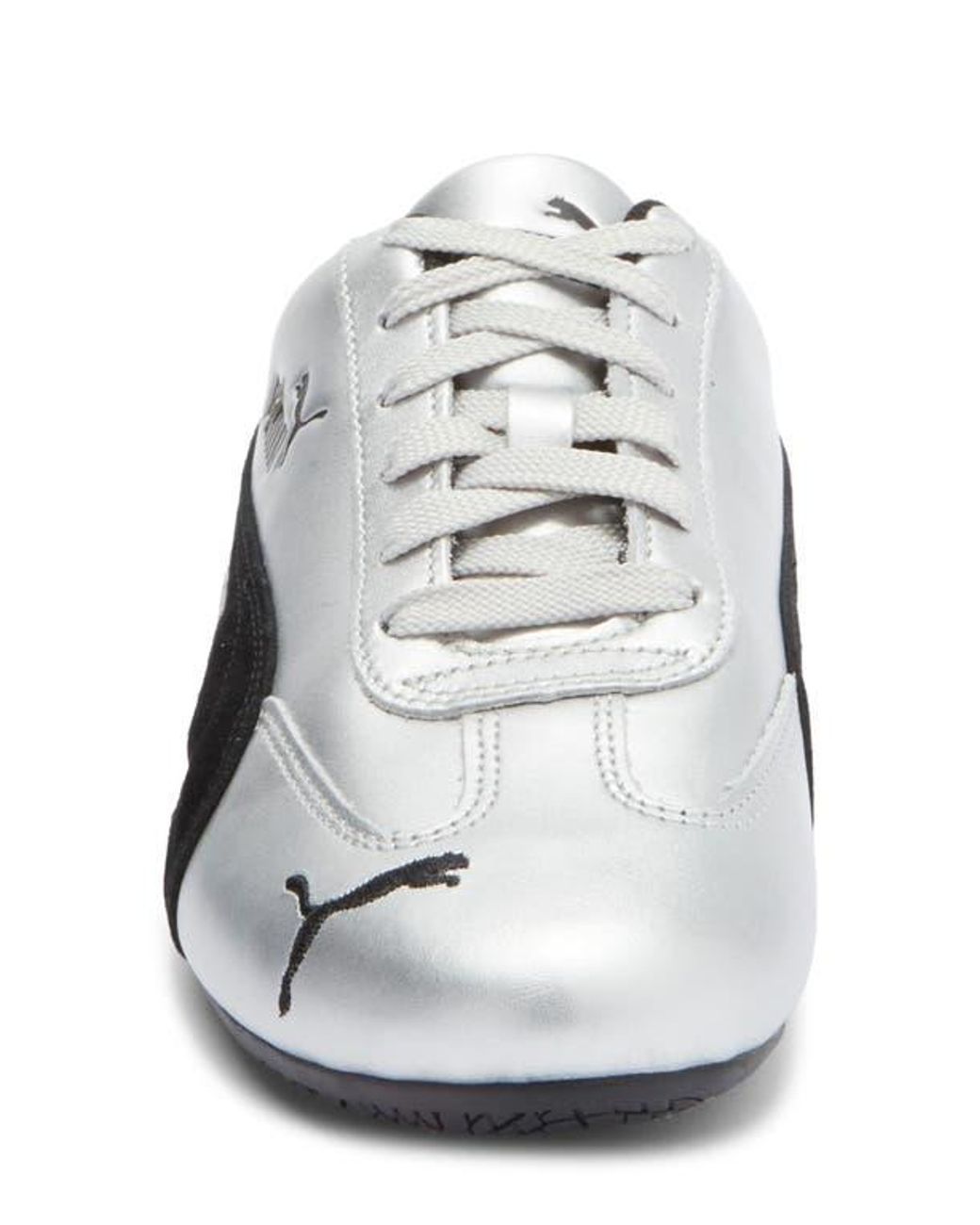 PUMA Speedcat Metallic Sneaker in White | Lyst