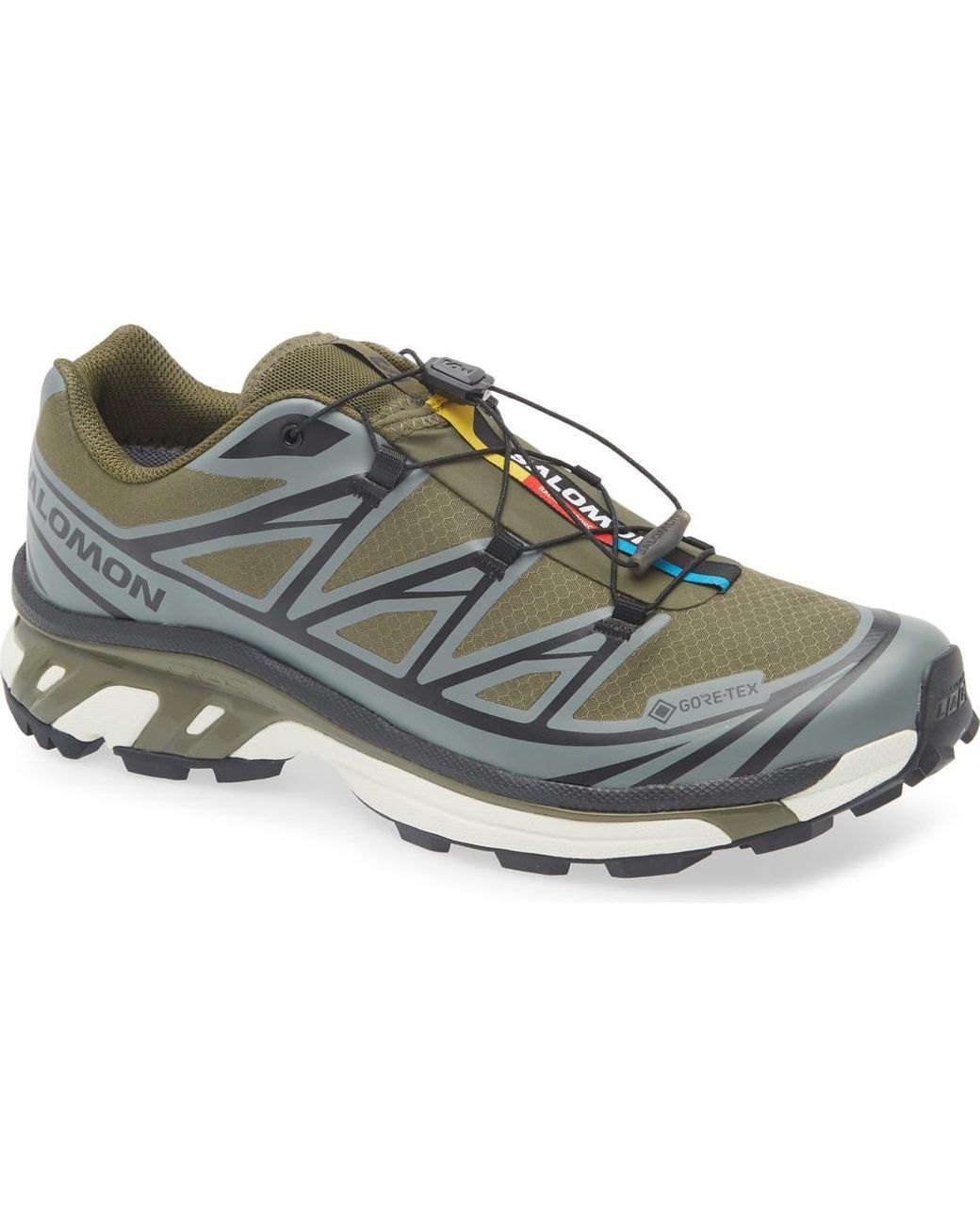 Salomon Gender Inclusive Xt-6 Gore-Tex Waterproof Sneaker in Gray | Lyst