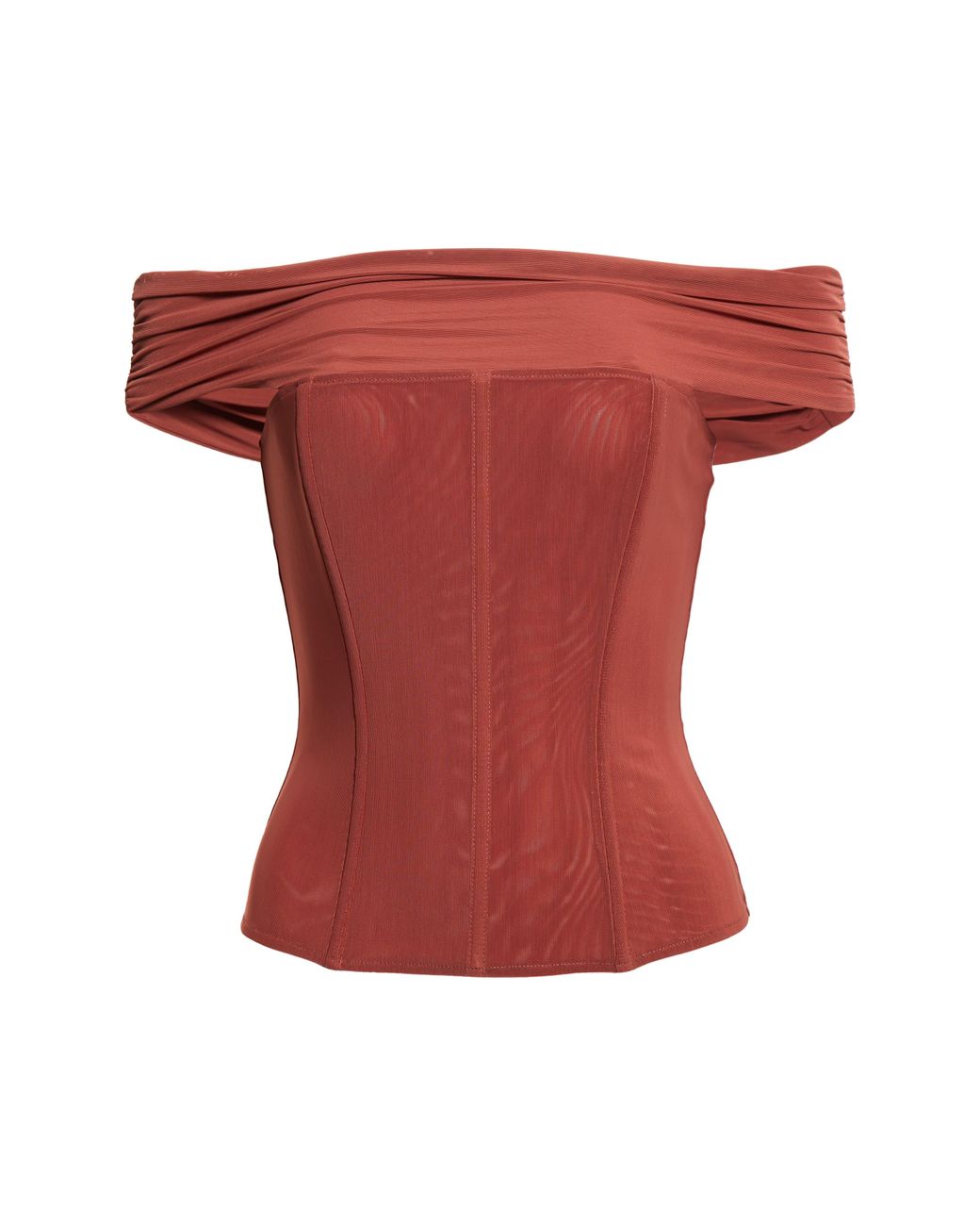 Plain Red Corset Top