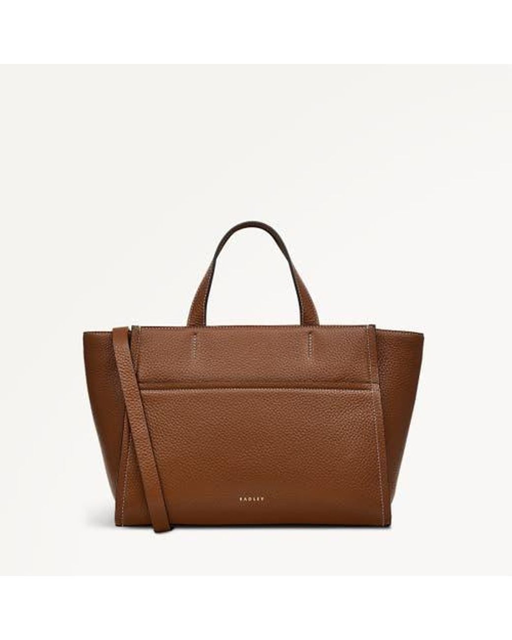 Radley Oak Street Ziptop Satchel Bag in Brown | Lyst